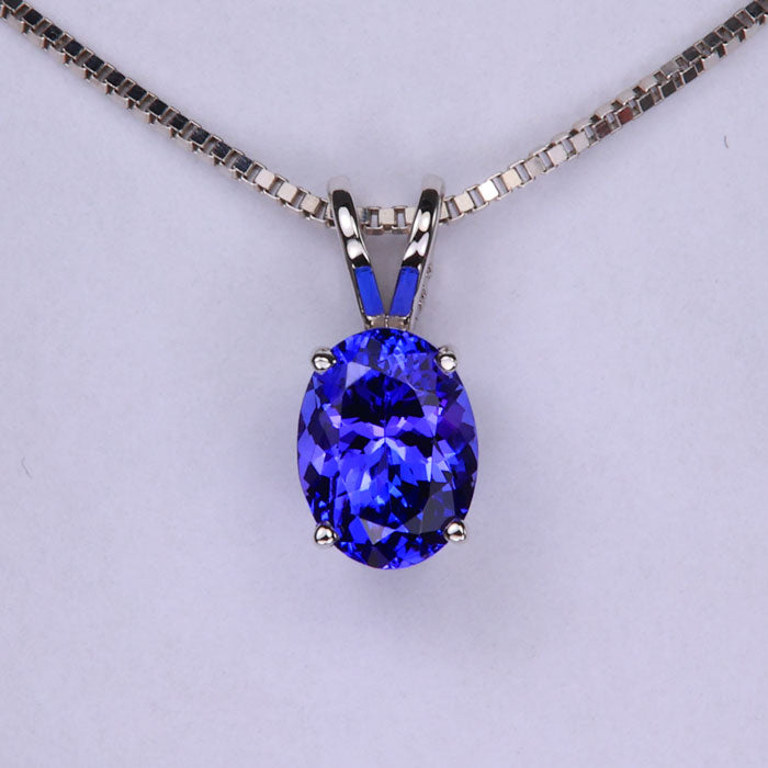 Tanzanite Pendants & Necklaces | White & Yellow Gold Designs ...