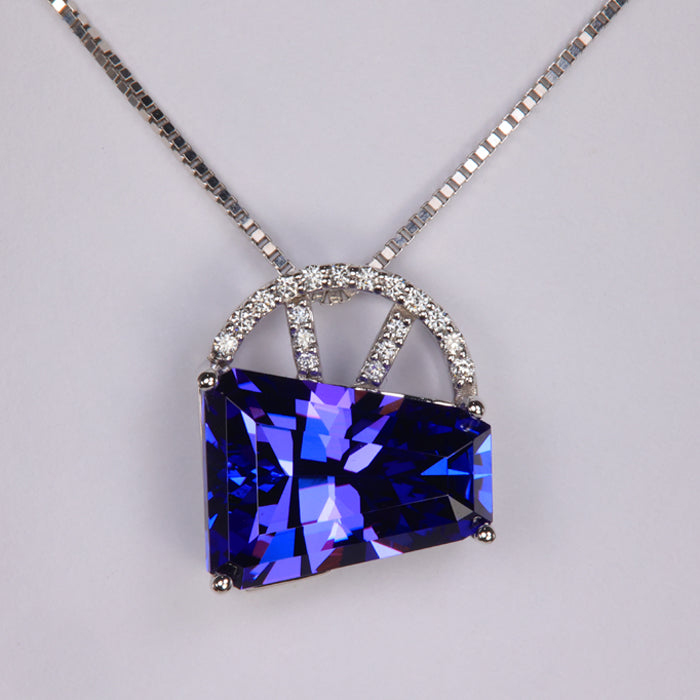 Tanzanite Pendants & Necklaces | White & Yellow Gold Designs ...