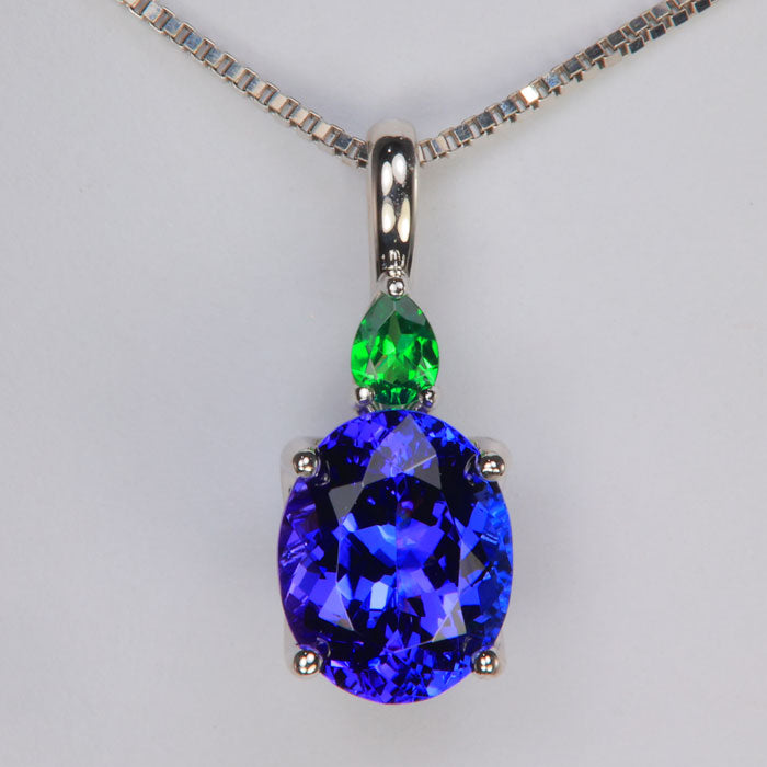 Tanzanite Pendants & Necklaces | White & Yellow Gold Designs ...