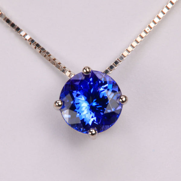 Tanzanite Pendants & Necklaces | White & Yellow Gold Designs ...