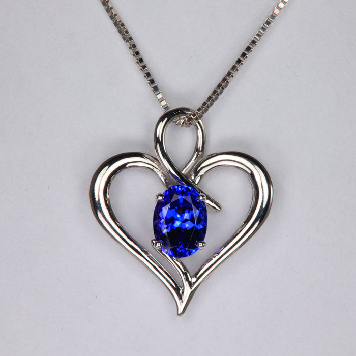 Tanzanite Pendants & Necklaces | White & Yellow Gold Designs ...