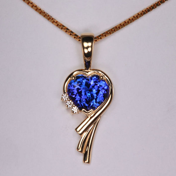 Tanzanite Pendants & Necklaces | White & Yellow Gold Designs ...
